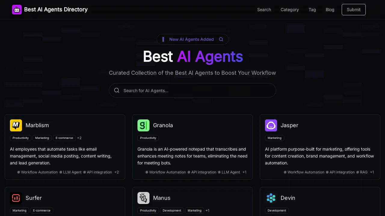 Explore the Best AI Agents Directory for Top Solutions